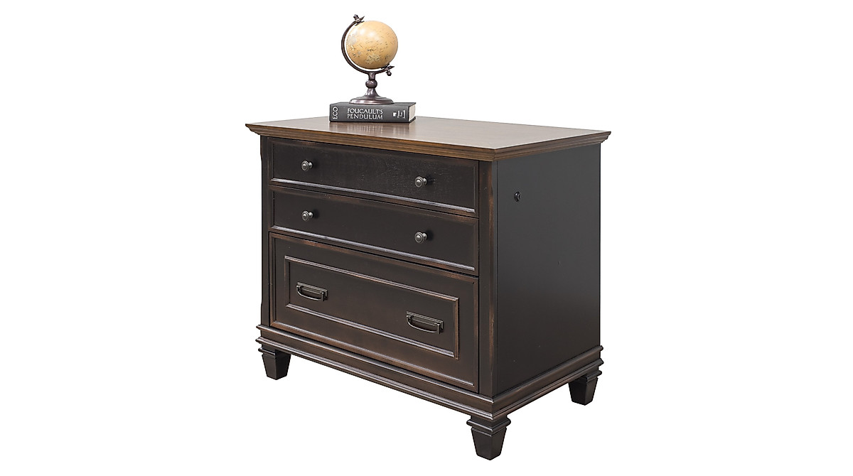 Martin Furniture Hartford Desk & File Cabinet - Fully Assembled ...
