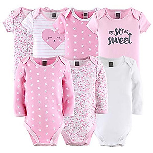 The Peanutshell Newborn Layette Gift Set for Baby Girls - 23 Piece Newborn Girl Clothes & Accessories Set - Fits Newborn to 3 Months - Floral