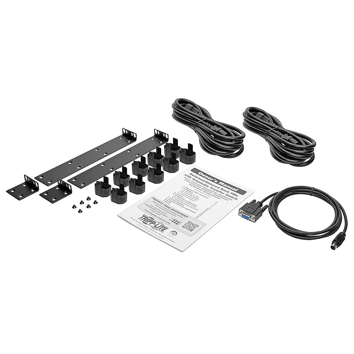 Tripp Lite Metered PDU, Auto-Transfer Switch (ATS), 20A, 120V, 1.92kW, Single-Phase - 16 Outlets (5-15/20R), Dual 12ft L5-20P Input Cords - 1U Rackmount, TAA Compliant, 2 Year Warranty (PDUMH20ATS)