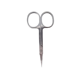 Honbay 3PCS Tweezers Set Point and Slant Stainless Steel Tweezers, Eyebrows Scissor, for Eyebrow and Nose Hair