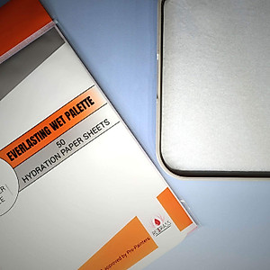 50 Hydration Paper Sheets Everlasting Wet Palette - Painter Size