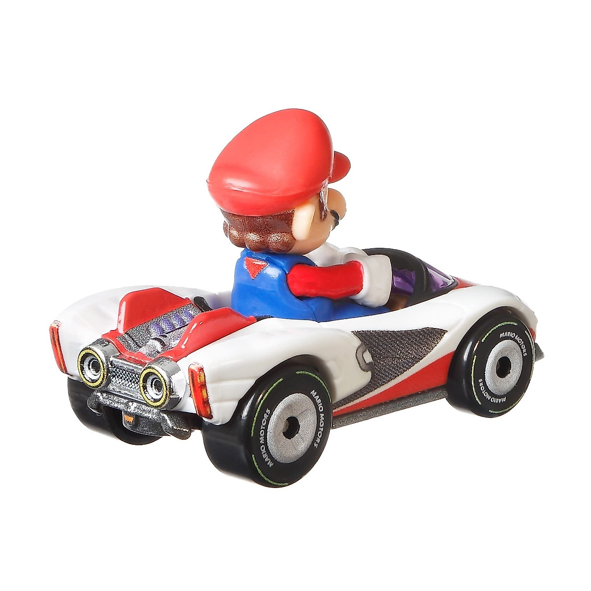 Hot Wheels Mario Kart Mario with P-Wing Racer, GJH62