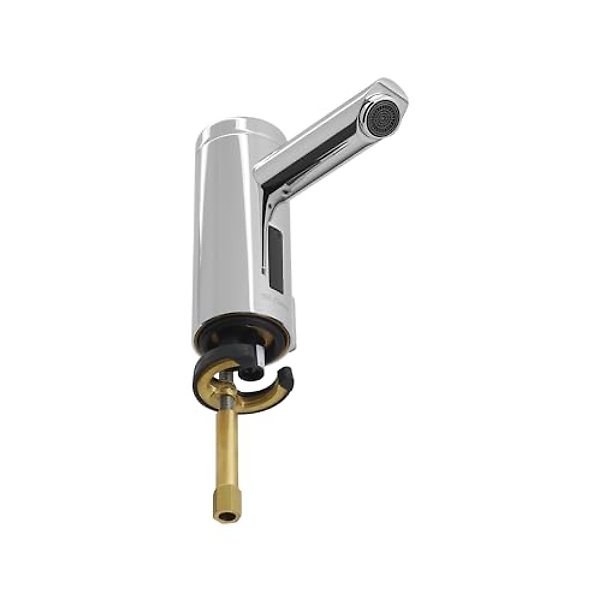 Sloan Optima EAF-250-ISM Sensor Activated Touch-Free Faucet, Commercial Grade with Mounting Hardware, Integrated Side Mixer - 0.5 GPM Battery-Powered Deck-Mounted Mid Body, Polished Chrome, 3335061