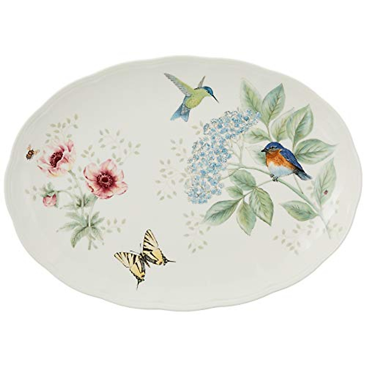 Lenox 882266 Butterfly Meadow Flutter Eastern Bluebird Platter
