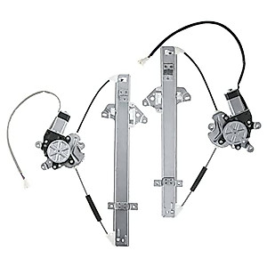 ORTUS UNI Rear Left & Right Window Regulators with Motor Compatible with ES LS OZ P-USWR91337+USWR91338_IB2412