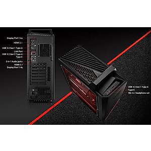 ASUS ROG Strix GA15DK Gaming Desktop PC, AMD Ryzen 7 5800X, GeForce RTX 3070, Wi-Fi 5, Windows 10 Home, 32GB RAM | 1TB PCIe SSD+1TB HDD + Generic Accessories