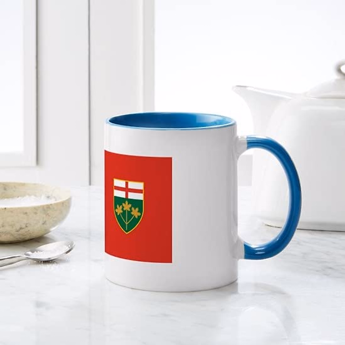 CafePress Ontario Flag Mug Ceramic Coffee Mug, Tea Cup 11 oz