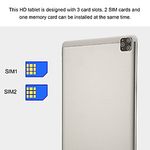 Tablet PC, 10.1 Inch Tablet 1920x1200 5G WiFi Dual Card Dual Standby 100-240V for Android 10 for Drawing (US Plug)