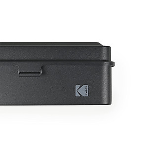 KODAK 120/135 Film Case - for 8 Rolls of 120 Films / 10 Rolls of 35mm Films - Retro Steel Case to Sort & Safeguard Film (Black) (Film is not Included)