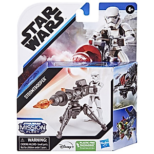 Star Wars Mission Fleet Gear Class Imperial Cannon Assault, 2.5-Inch-Scale Stormtrooper Action Figure, Toy for Kids Ages 4 and Up (F3786)