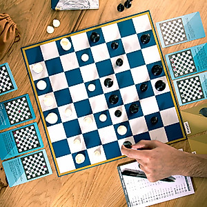 Faerie Chess - Play Classic Chess with New Pieces - Rediscover The Family Strategy Board Game - 32 Traditional Chess Pieces for Beginners, 28 Custom Pieces with New Rules for Advanced Play
