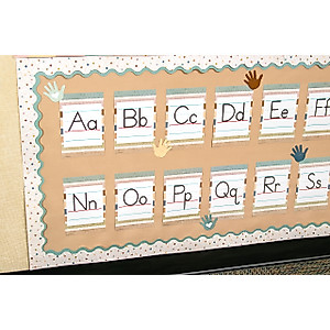 Teacher Created Resources Everyone is Welcome 7" Fun Font Letters (TCR70101) & Everyone is Welcome Helping Hands Mini Accents (TCR7134)