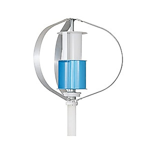 WANGYONGQI 500W Wind Turbine, Vertical Axis Magnetic Levitation Wind-Solar Complementarity Wind Turbine Generator for Street Light,12v,500W