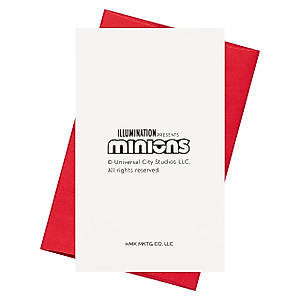 Hallmark Kids Minions Mini Valentines Day Cards Assortment (18 Classroom Cards with Envelopes)