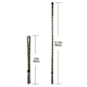 TWAYRDIO Foldable Tactical SMA Female Radio Antenna Dual Band 144/430MHz 31.5 inch Ham Radio Antennas for BaoFeng BF-F8HP UV-5R UV-5R5 DM-5R UV-82 UV-5X3 UV-5RTP WOUXUN KG-UV6D KG-UVD1P