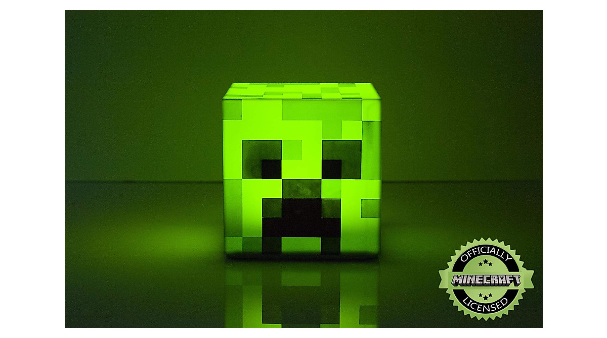 Minecraft Creeper LED Mood Light | Vibrant Green Collectible Lamp