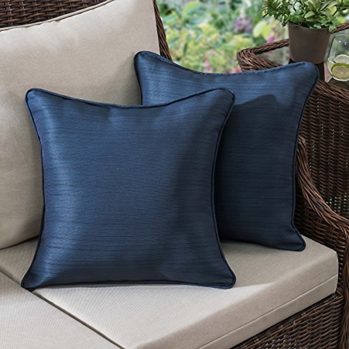 Sunjoy S-PL065PFB-B Outdoor Pillow, Blue