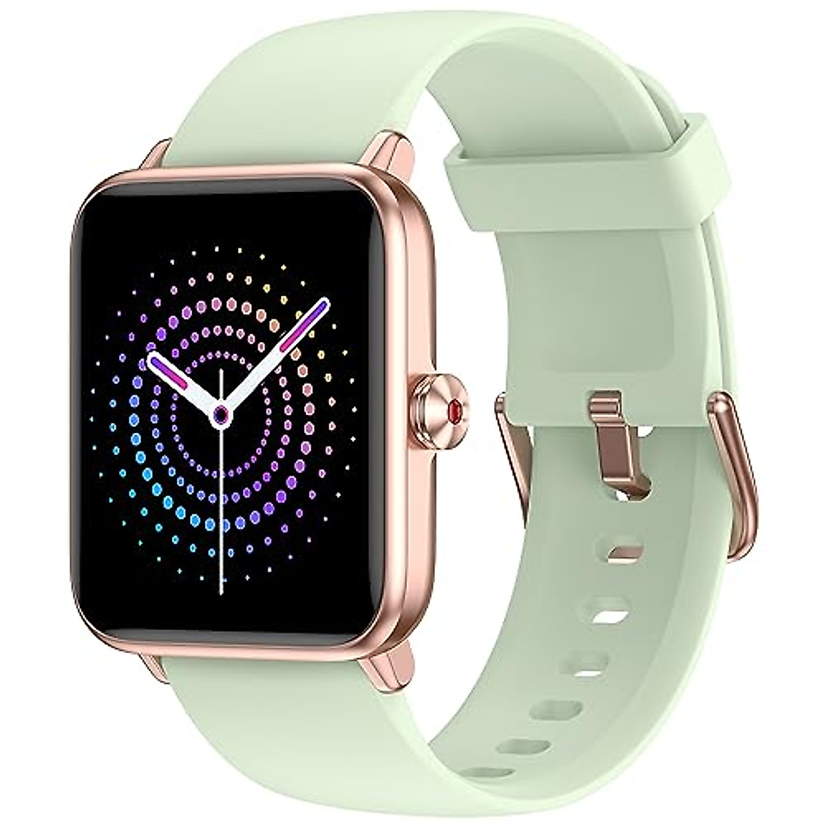 LIVIKEY Smart Watch, Fitness Tracker with Heart Rate Monitor, Blood Oxygen, Sleep Tracking, 41mm Smartwatch 5ATM Waterproof with Pedometer for Women Men Compatible with Android iPhone iOS