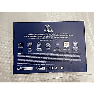 Booooom Jackson Kids Car Carpet Playmat Rug 60"x32",Train Car Rug,Car Mat for Kids Toy Cars,City Kids Car Rug Play Mat,Non Slip Kids Rug for Playroom Bedroom Boys,Children Play Area Rug Cars,Road Rug