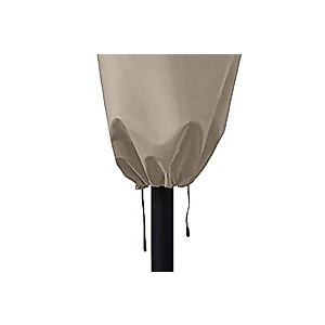 Umbrella Cover for 6ft to 9ft Patio Umbrellas, Waterproof and Durable Market Umbrella Cover with Zipper and Rod