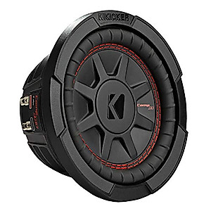 KICKER CompRT 6.75"(165mm) Subwoofer, DVC, 2-ohm, RoHS Compliant