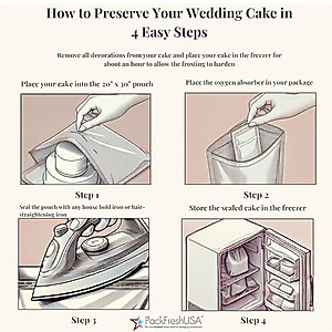 PackFreshUSA Top Tier Cake Preservation System