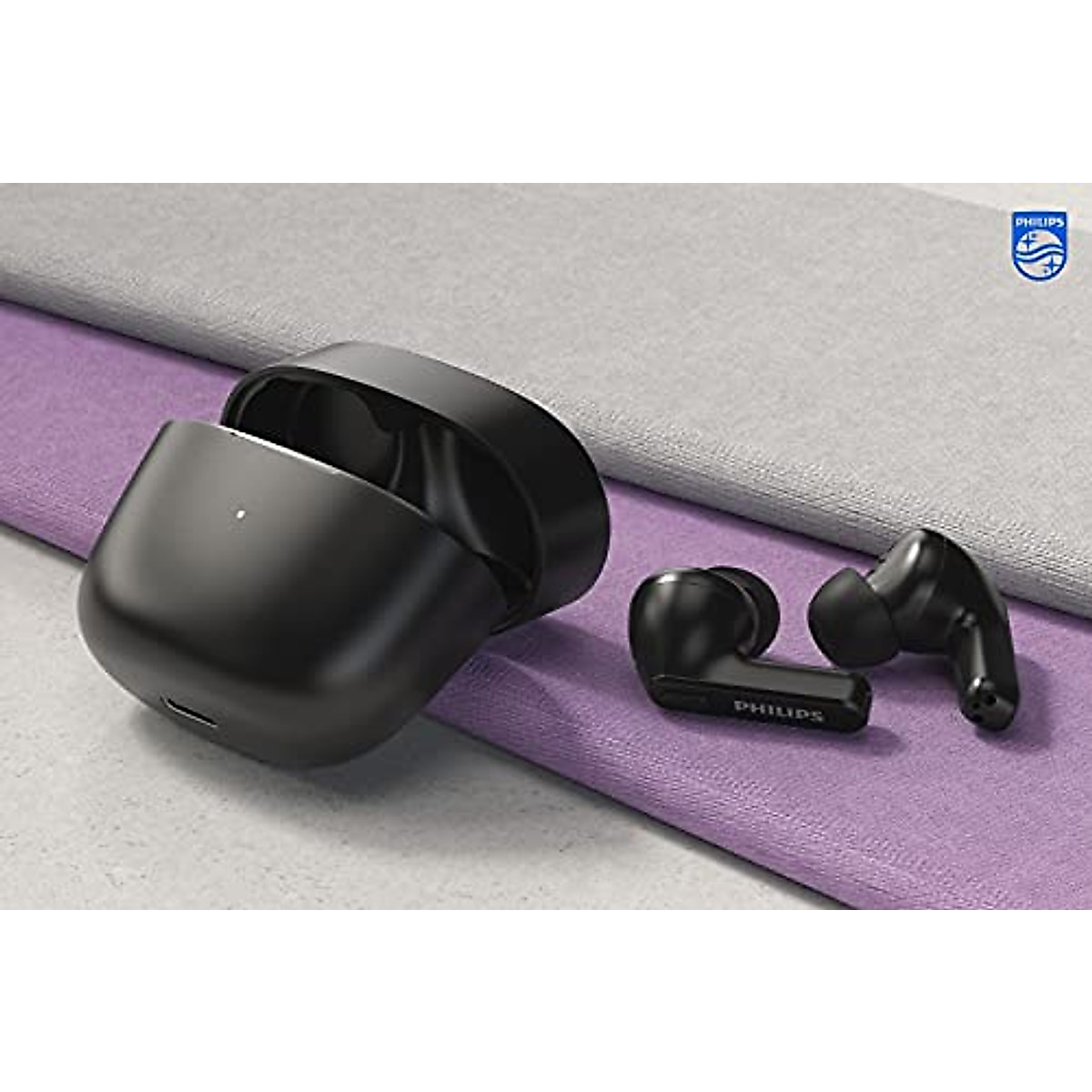 PHILIPS T2206 True Wireless Headphones with IPX4 Water Resistance and Super-Small Charging case