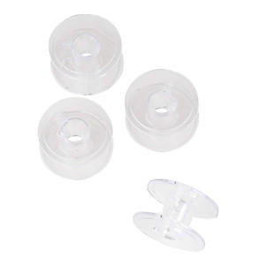 SINGER Bobbins Class 15 Transparent Plastic Bobbins – Replacement Bobbins for Sewing Machine, Sewing Machine Bobbins, Sewing Machine Accessories, 12ct