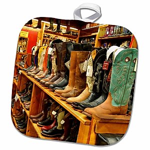 3D Rose Texas-Rio Grande Valley. Javelina Wildlife-Us44 Bja0137-Jaynes Gallery Pot Holder, 8" x 8"