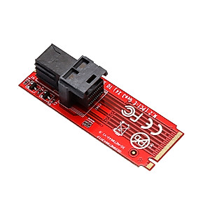 M.2 Mini-SAS HD to U.2 Cable (SFF-8643 to SFF-8639) Connector for U.2 PCIe-NVMe SSD U2 U.2 Kit Cable Included SI-ADA40121