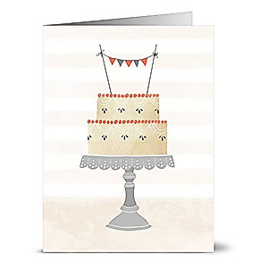 Note Card Cafe Happy Birthday Card Assortment with Gray Envelopes | 36 Pack | Fanciful Birthday Wishes Designs | Blank Inside, Glossy Finish | Bulk Set for Greeting Cards, Occasions, Birthdays