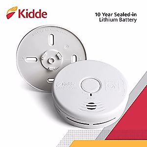 Kidde Smoke Detector & Carbon Monoxide Detector Combo with 10-Year Battery