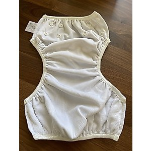 KaWaii Baby Swim Cloth Diapers, Washable Reusable One Size Adjustable to Fit 10-40 lbs Boy & Girl Baby Shower Gifts Swimming Lessons 3-Pack #4