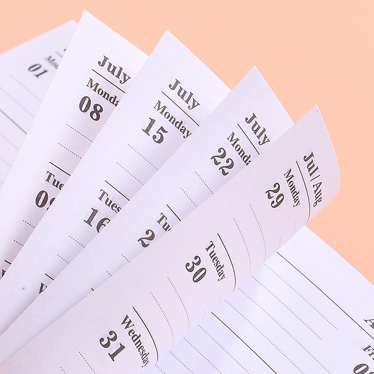 Tainrunse Faux Leather Notebooks A7 Notebook Planner 2024 English Planner 120 Pages Compact Size Notebook for Office School Silver