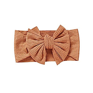 Mookiraer Baby Girls Headbands with Bows Handmade Hair Accessories Stretchy Hairbands for Newborn Infant Toddler Baby Essentials (Figure 10pcs)