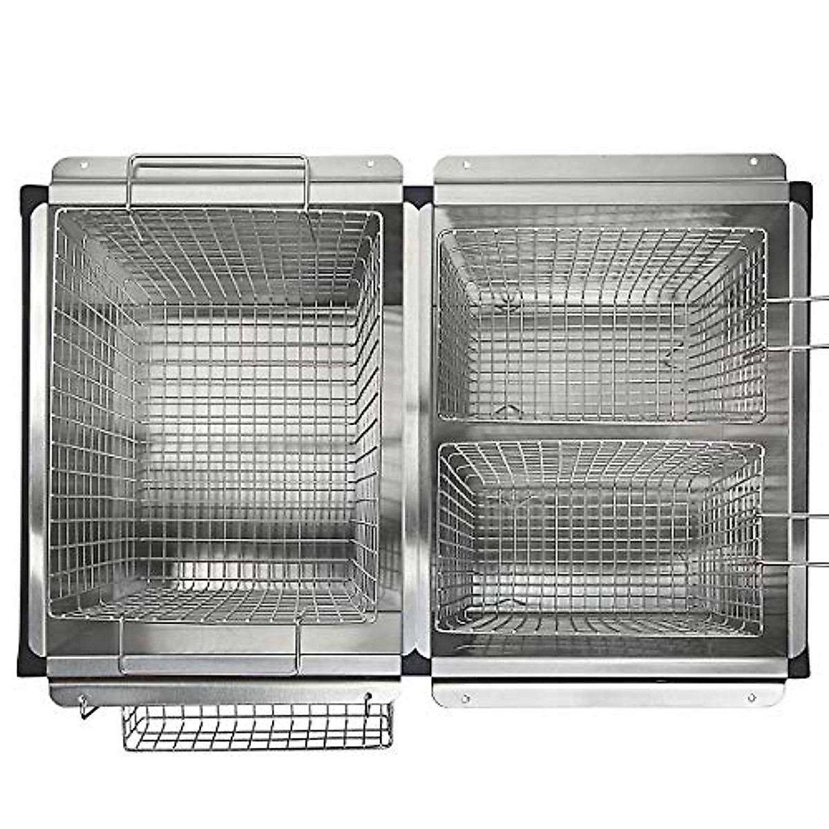 Barton High-Pressure Freestanding Triple Basket Deep Fryer Dual Burner Propane Fish Cooker Fry Basket Fryer