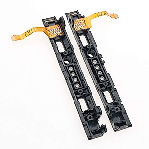 Left Right Slide Rail Replacement Slider Rail with Sensor Flex Cable for Nintendo Switch Joy Con Controller L R Switch Middle Button Holder