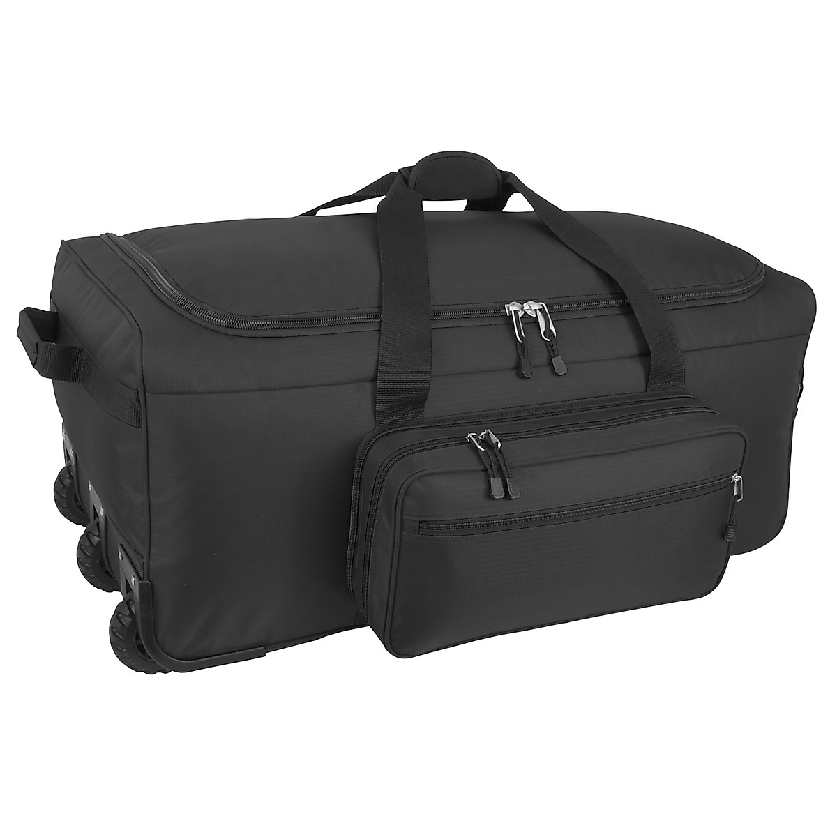 Mercury Tactical Gear Code Alpha Mini Monster Wheeled Deployment Bag, Basic, Black, One Size