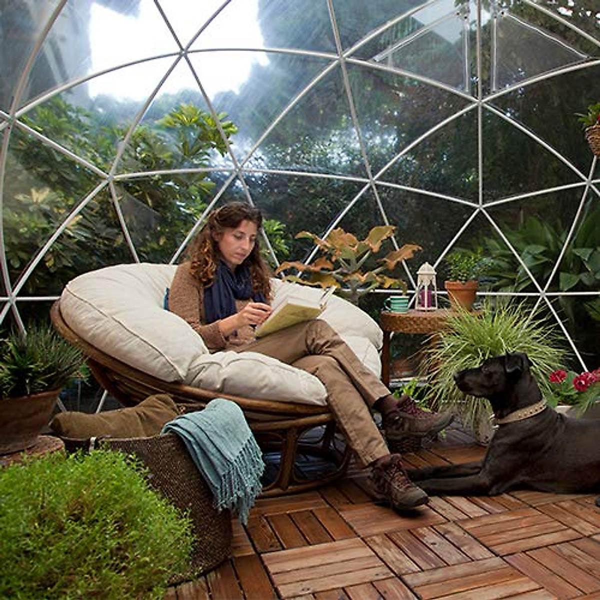Garden Igloo - Improved Version V2 - 12' Walk-in Garden Dome Igloo