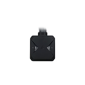 IOGEAR 2-Port USB DisplayPort Cable KVM Switch - 4K 30Hz - Remote Switch Button - Plug n Play - USB Expandable With USB Hub - 7.1 HD Audio - Mac Win - GCS52DP