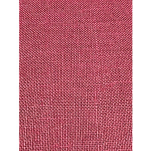 USA Fabric Store Jute Burlap Fabric Rose Pink 58" Wide 11 OZ Premium 100% Upholstery by The Yard