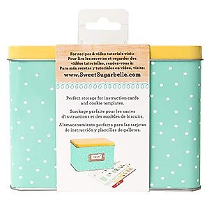 American Crafts Sweet Sugarbelle Recipe Card Tin by Light Green
