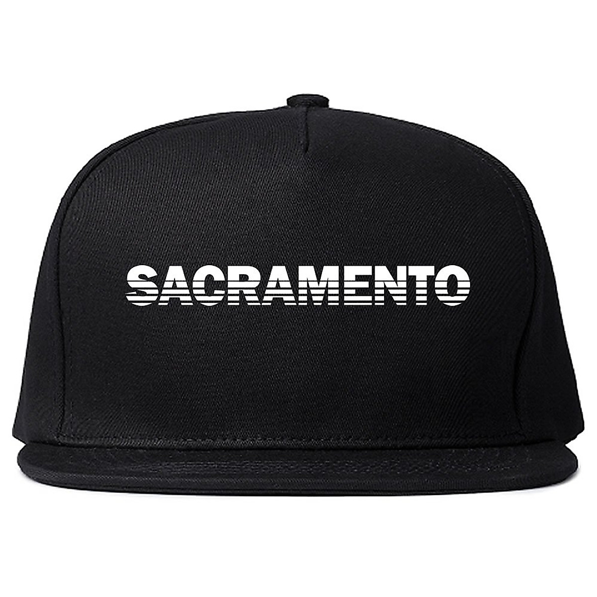 Kings Of NY Sacramento California State City Snapback Hat Black