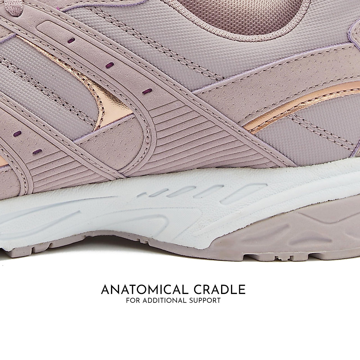 Avia Verge Womens Sneakers - Tennis, Court, Cross Training, or Pickleball Shoes for Women, 7.5 Medium, Light Purple/Multicolor/Light Purple