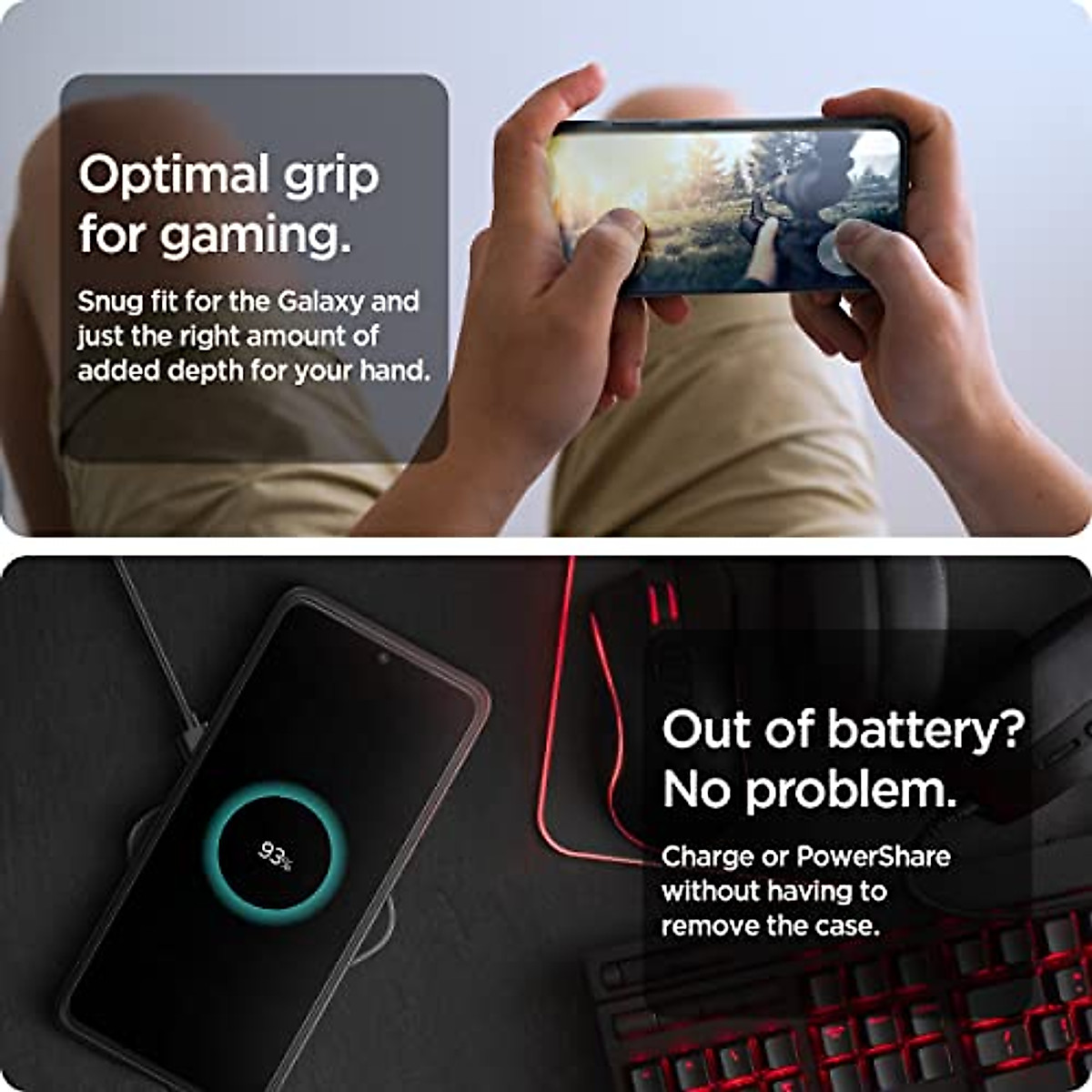 Spigen Cryo Armor Designed for Samsung Galaxy S21 Ultra Case (2021) - Matte Black