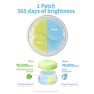 SNP Dual Pop Under Eye Patches Mask, Eye Masks and Treatment for Puffy Eyes, Improve Firmness and Skin Complexion 30 Pcs for Men and Women (Moisture Comfort)