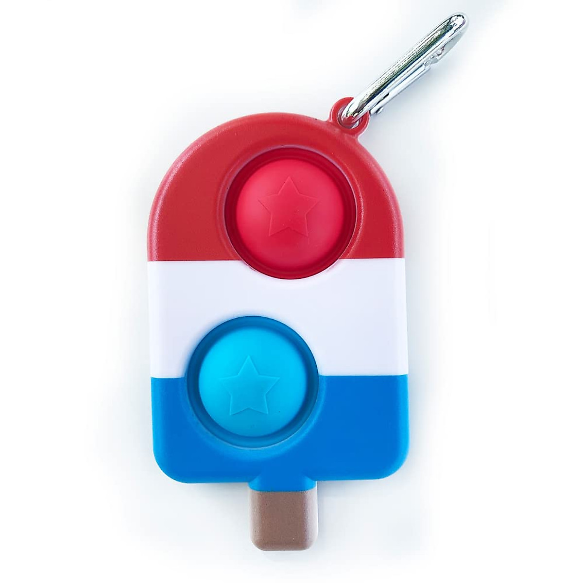 Top Trenz OMG Pop Fidgety Mega Pop Keychain (Top Part red Ice pop)