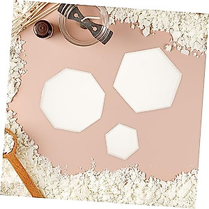 COHEALI 3pcs Epoxy DIY Mold Resin Jewelry Molds Tuile Molds Silicone Concrete Tray Resin Trinket Plate Display Tray Model Resin Coaster Silica Gel Silicone Casting Mold Resin Casting Mold