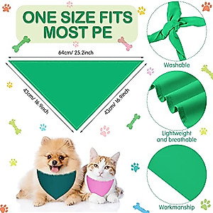 100 Pieces Dog Bandanas Bulk Heat Transfer Triangle Dog Bibs Heat Press Sublimation Blank DIY Dog Bandana Washable Adjustable Dog Bibs Scarves for Dogs Puppy Cats Pets Birthday Wedding (Medium)