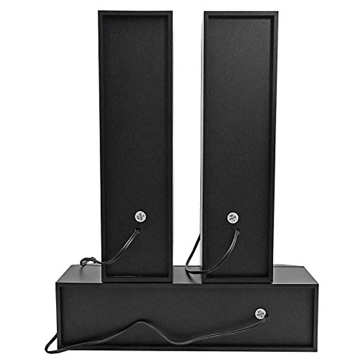 Rockville Bluetooth Home Theater Karaoke Machine System w/8" Sub + Wireless Mics